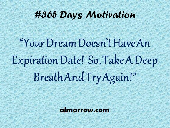365 Days Motivational Quote - 35 - Aim Arrow