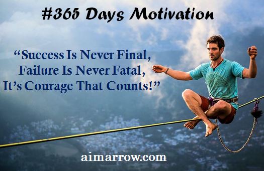 365 Days Motivational Quote - 48 - Aim Arrow
